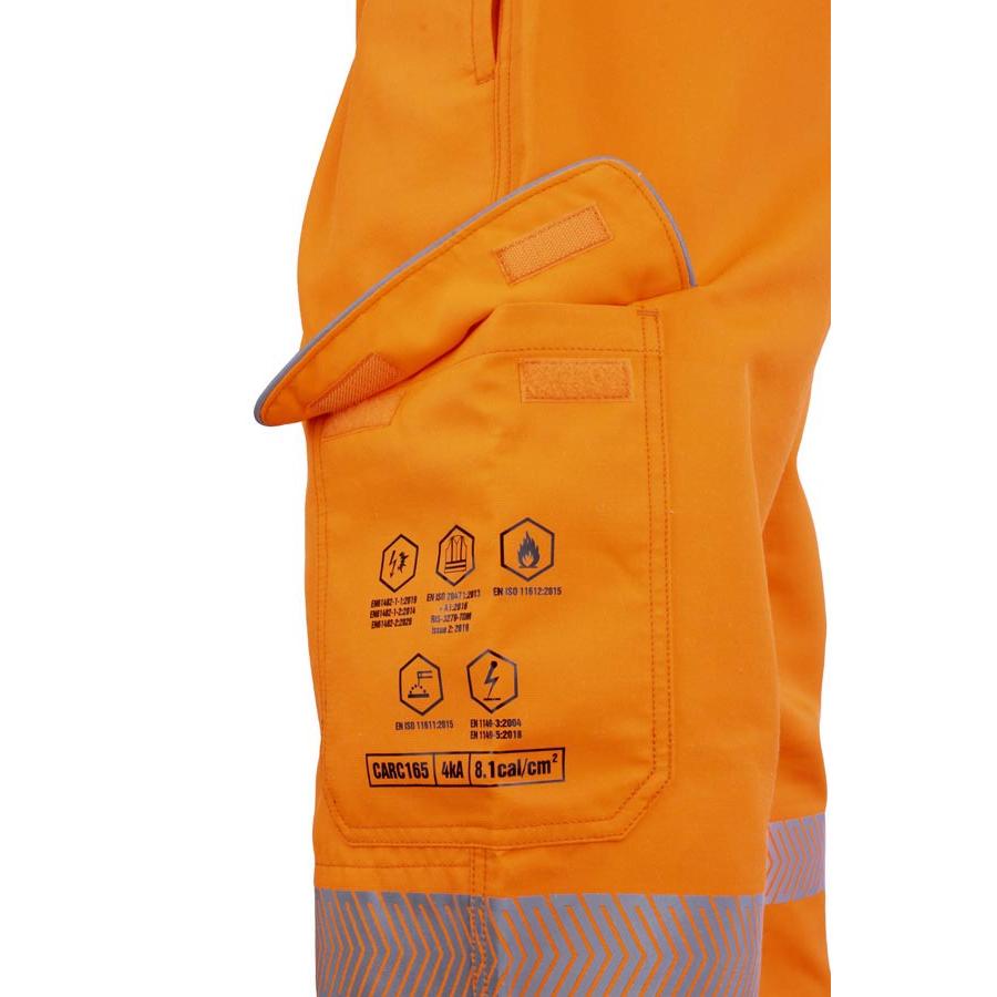 High Visibility Arc Flash Trouser Orange 36” CARC165OR36