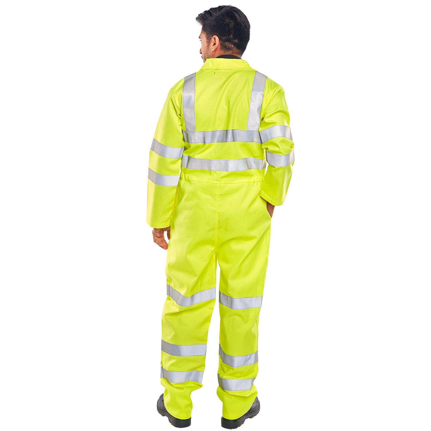 Beeswift Tesla Fire Retardant Anti Static Boilersuit En471 Saturn ...