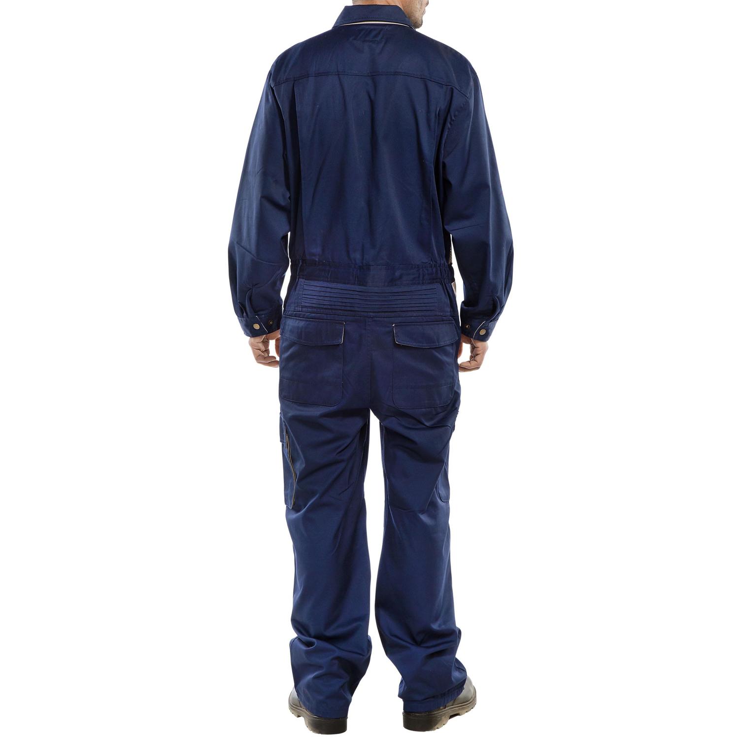 Beeswift Premium Boilersuit Navy Blue 44 Chest Measurement CPCN44