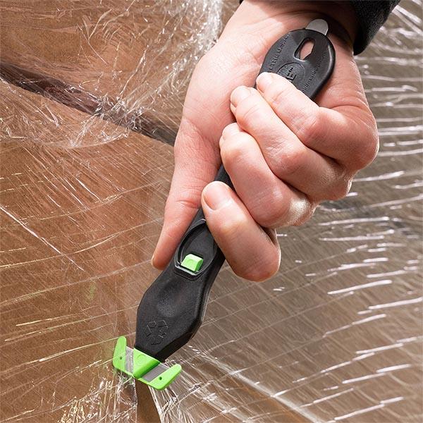 Klever Eco Xchange 20 Safety Cutter Black/Green Box 10 ECO-200XC-20EXN