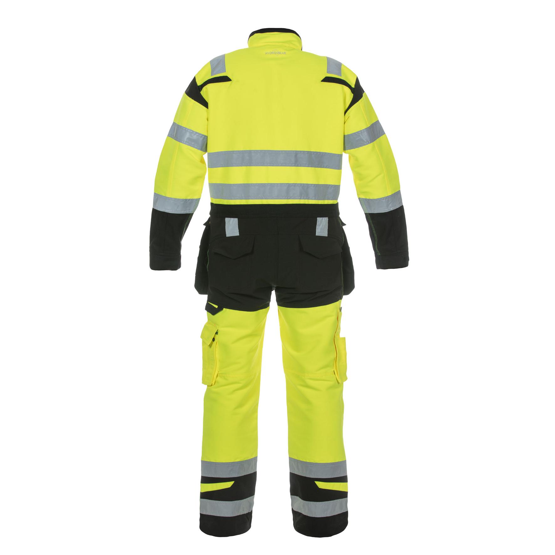 Hydrowear Hove High Visibility Two Tone Coverall Saturnyellow / Black ...