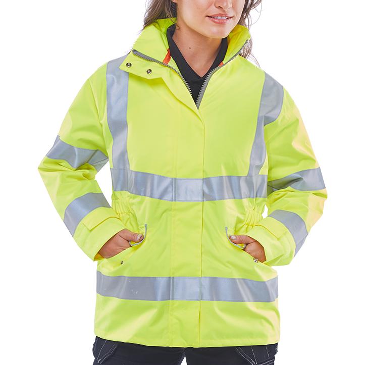Beeswift Ladies Executive Hi-Viz Jacket Saturn Yellow S LBD30SYS