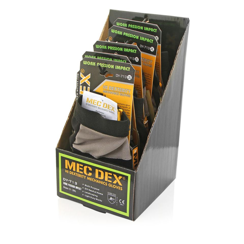 Mec Dex Work Passion Impact Mechanics Glove L (Pair) MECDY-713L