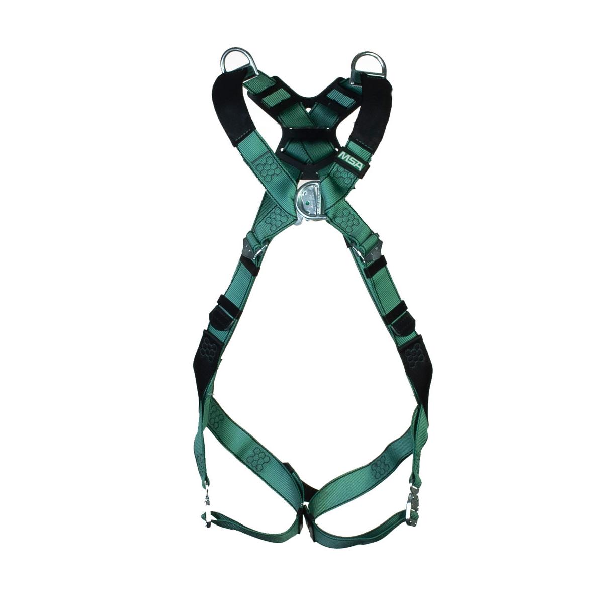 MSA Standard V-Form Back / Chest / Shoulder D- Ring Bayonet Harness ...