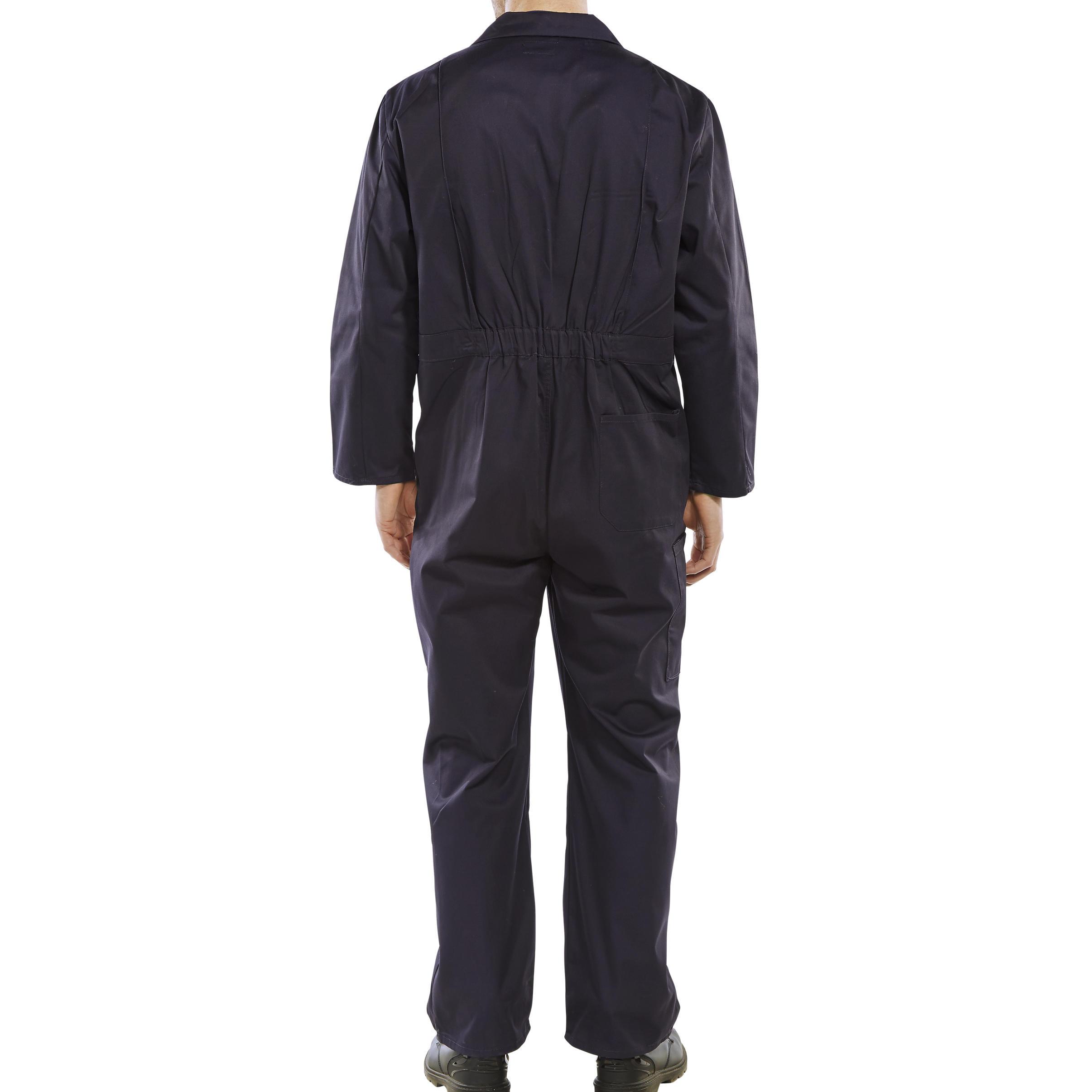 Beeswift Boilersuit Navy Blue 34 Chest Measurement PCBSN34