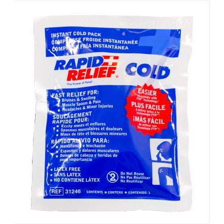Rapid Aid Instant Cold Pack Small 4”X 6” RA35246
