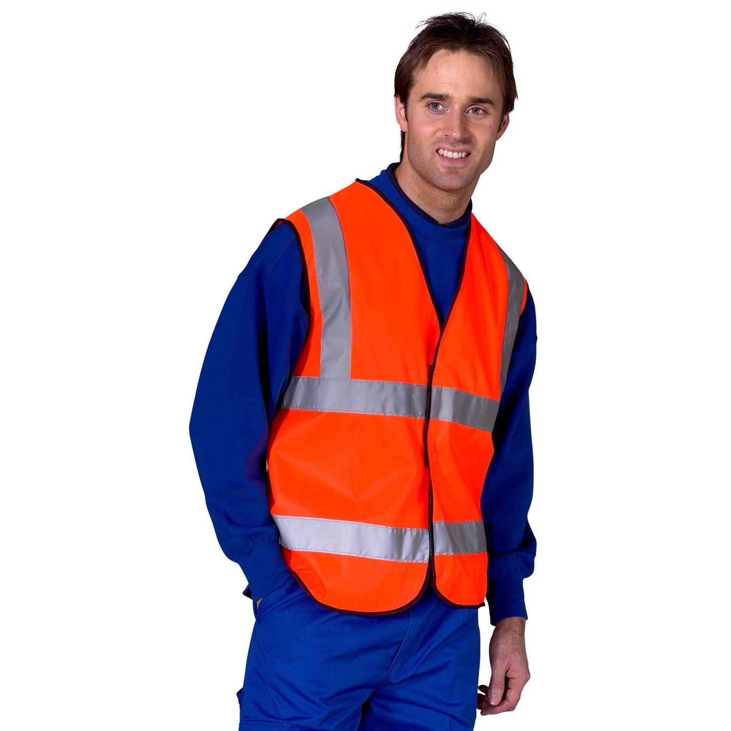 Beeswift Hi Viz Waistcoat Full App. G Red XL WCENGREXL