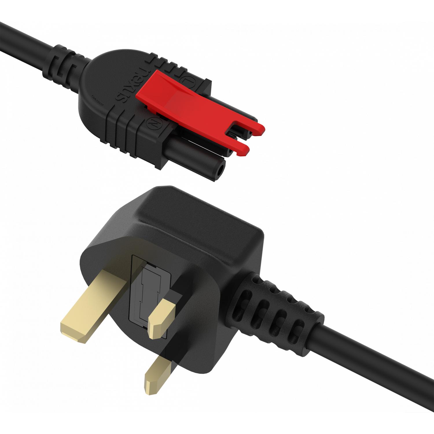 Desktop Power Module + 3 Metre Mains Cable Bundle 2 Outlets No USB ...