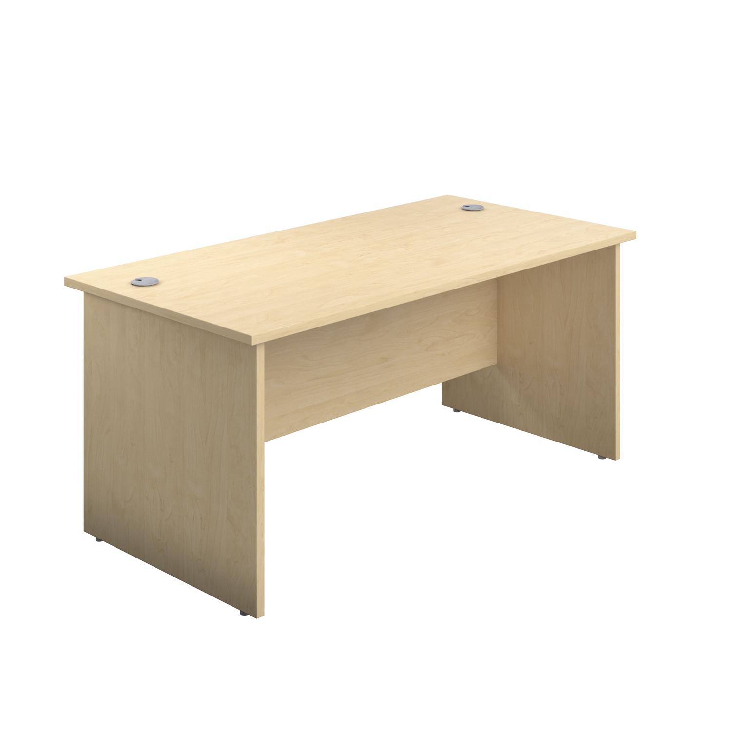 Panel Rectangular Desk: 800mm Deep 1400X800 Maple PAN1480RECMA