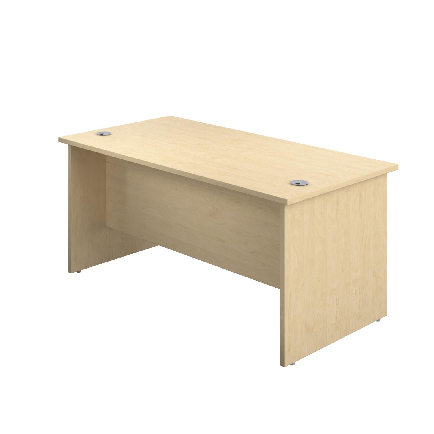Panel Rectangular Desk: 800mm Deep 1400X800 Maple PAN1480RECMA