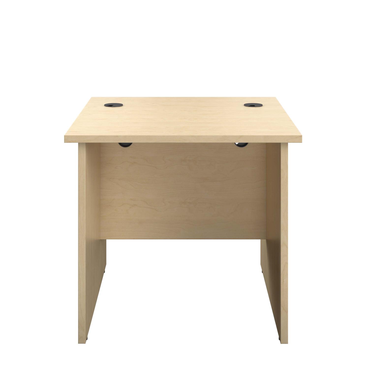 Panel Rectangular Desk: 800mm Deep 800X800 Maple PAN8080RECMA