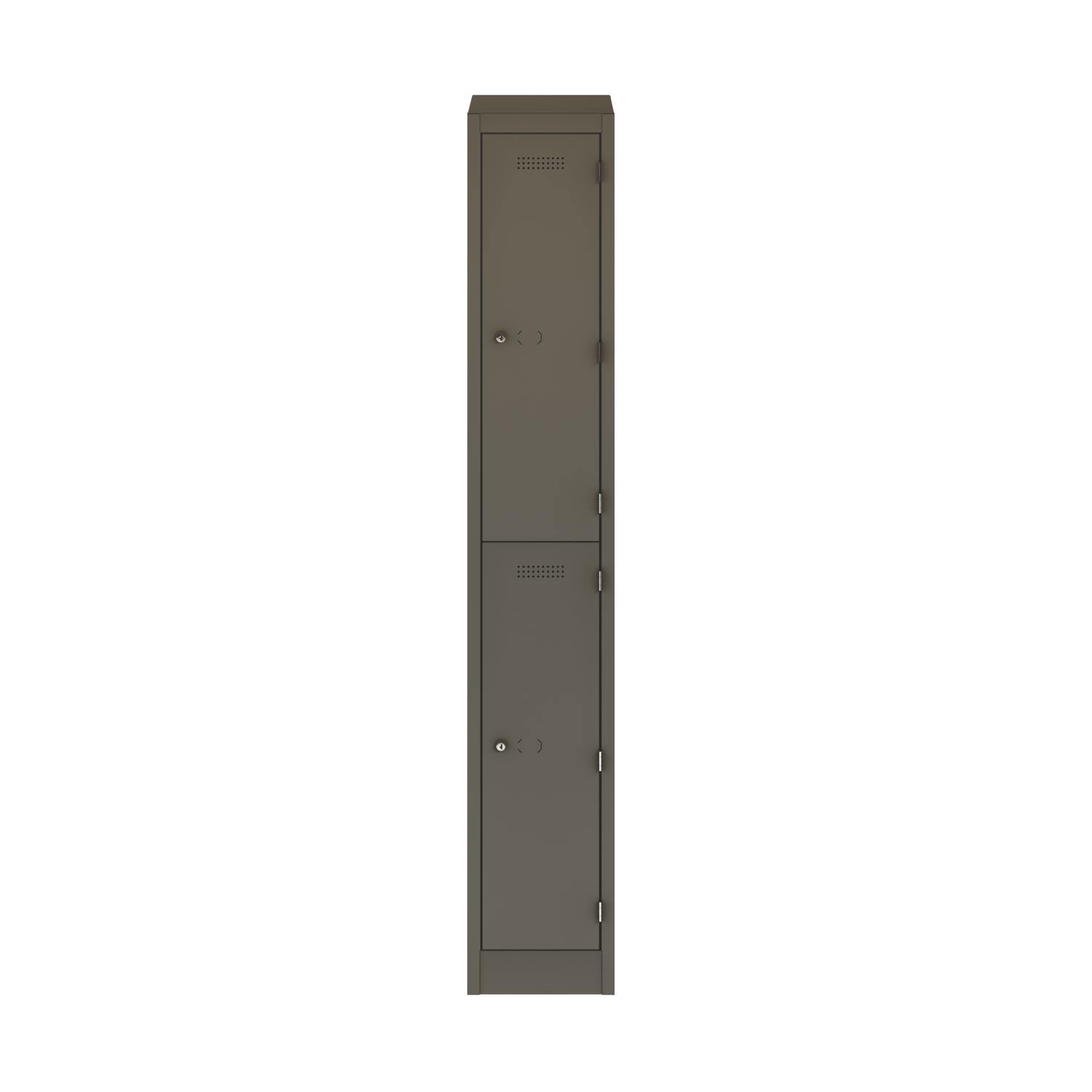 Primary 2 Door Single Locker Column Slate PEDS1830452-AN9