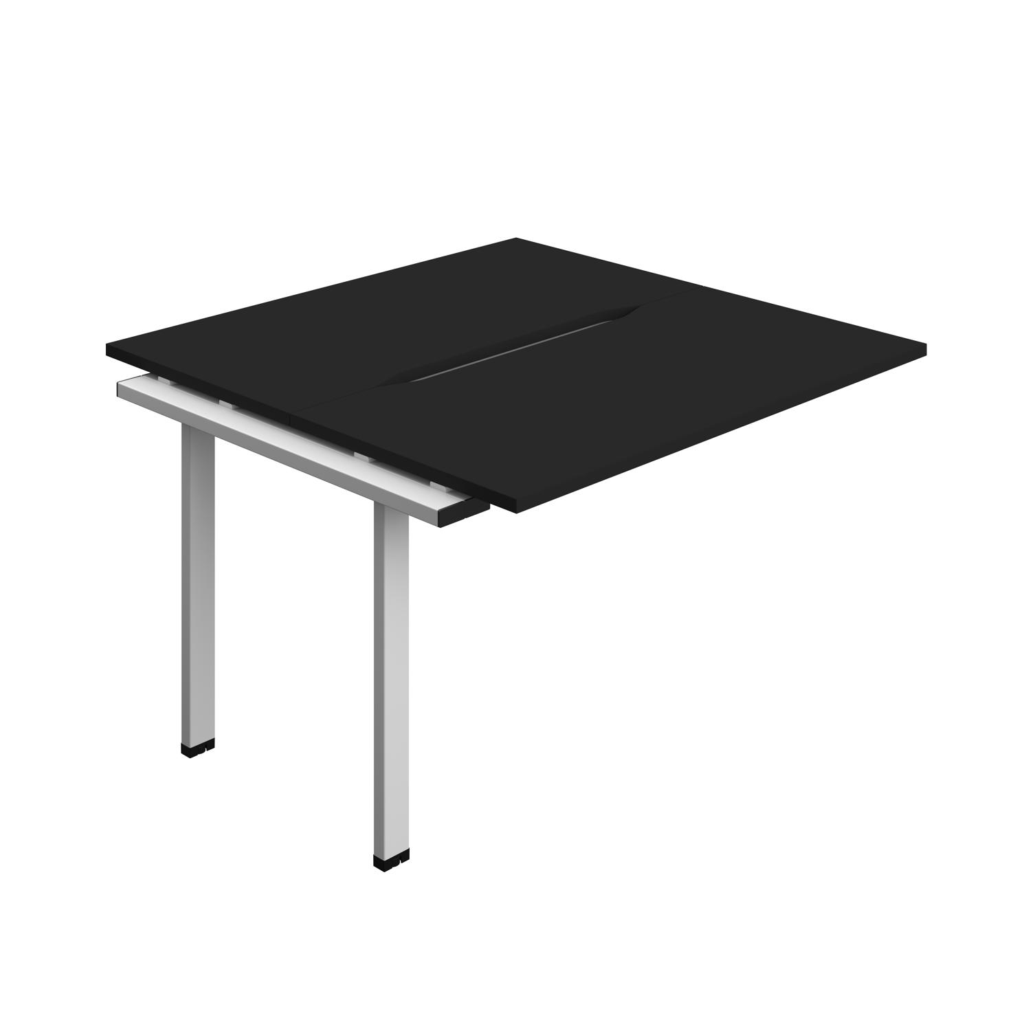 Synergy Bench Extension with Cut Out: 2 Person (FSC) : 1200 600 Black ...
