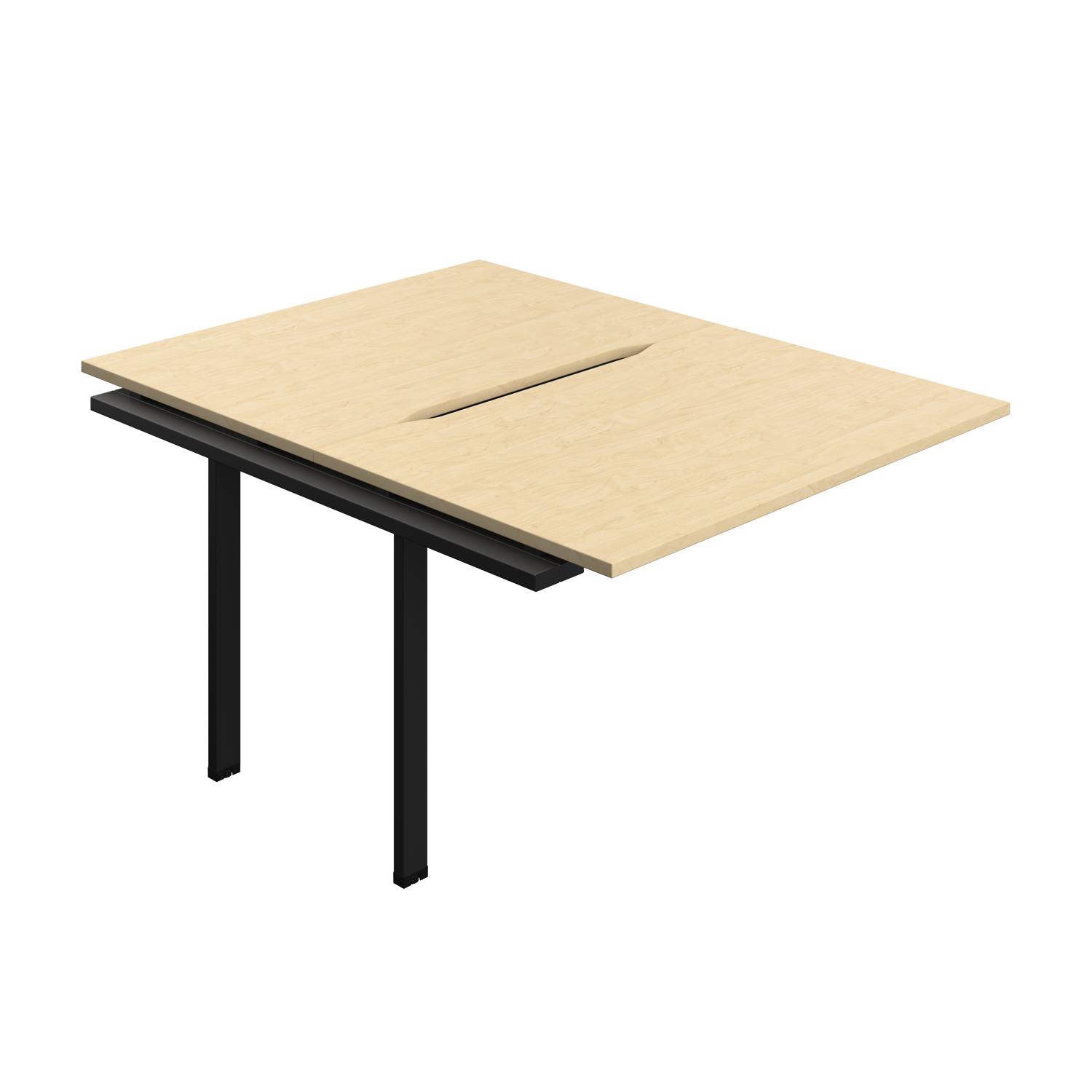 Synergy Bench Extension with Cut Out: 2 Person (FSC) : 1200 800 Maple ...