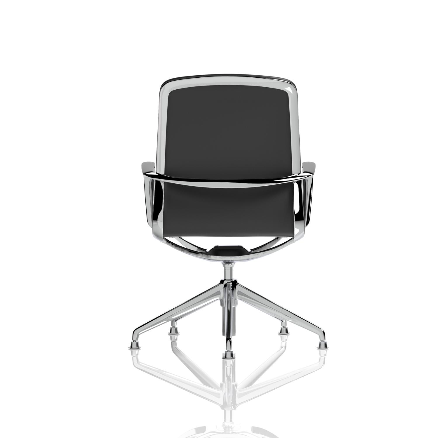 Lucia Executive Chair Chrome Frame With Chrome Glides EX000262