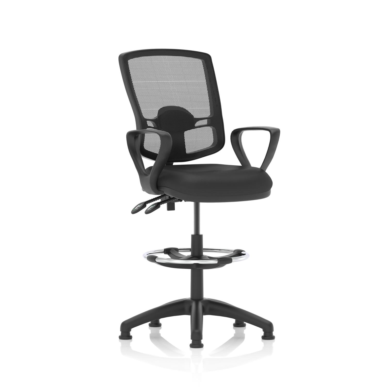 Eclipse Plus II Lever Task Operator Chair Deluxe Mesh Back With High ...
