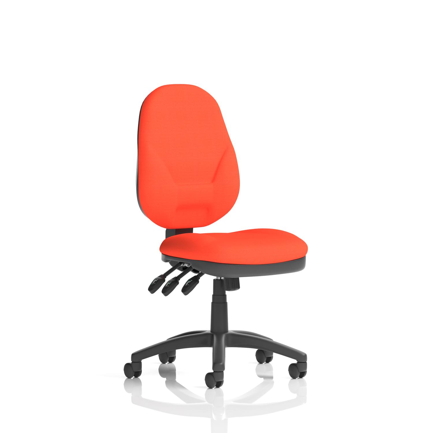 Eclipse Plus XL Lever Task Operator Chair Bespoke Colour Back And Seat ...