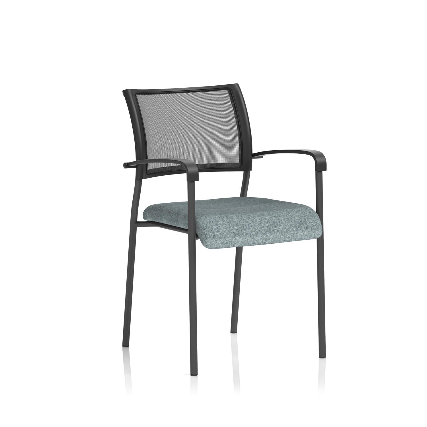Brunswick Black Frame With Arms Bespoke Colour Seat Rivet Tensile KCUP2396