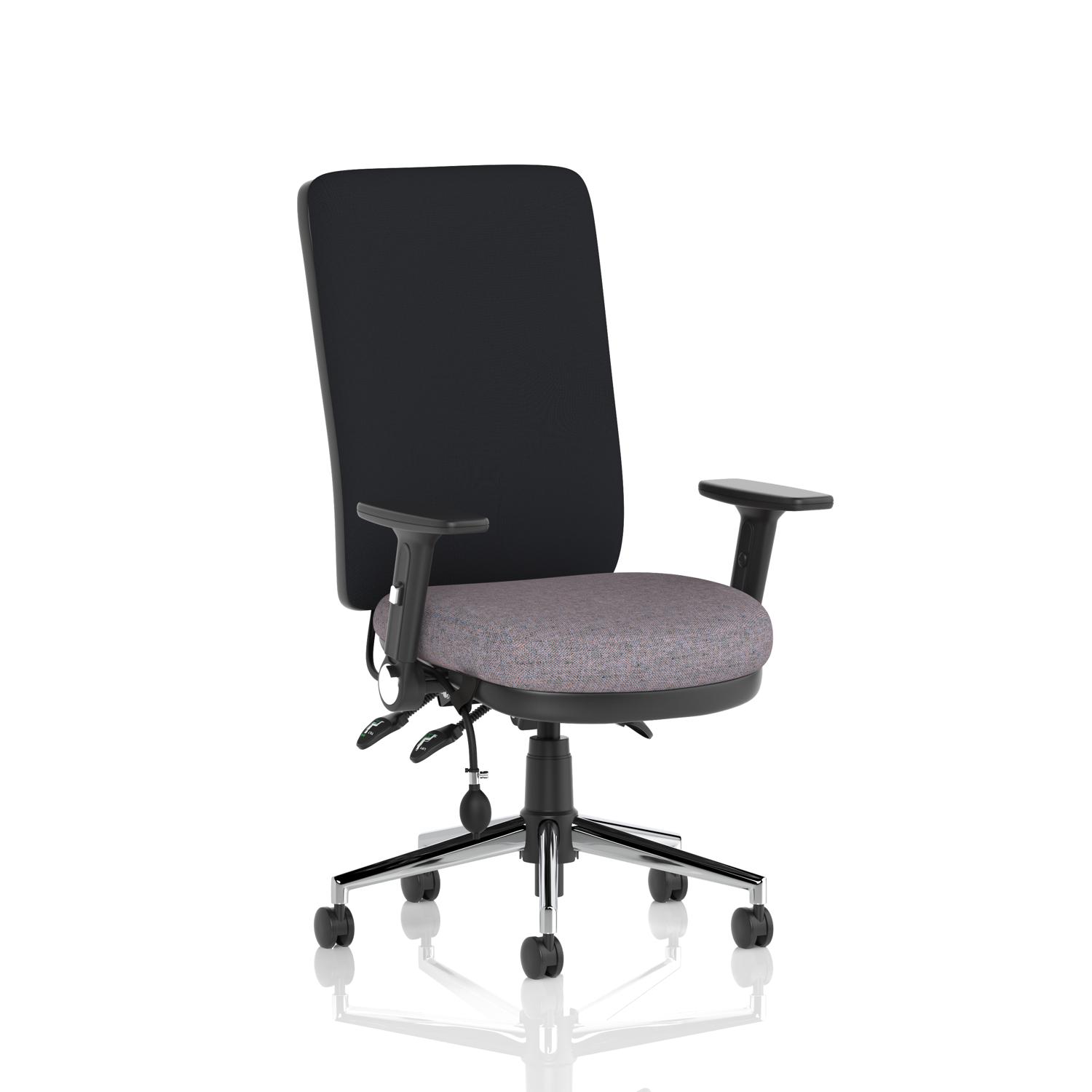 Chiro High Back With Height Adjustable And Folding Arms Bespoke Colour ...