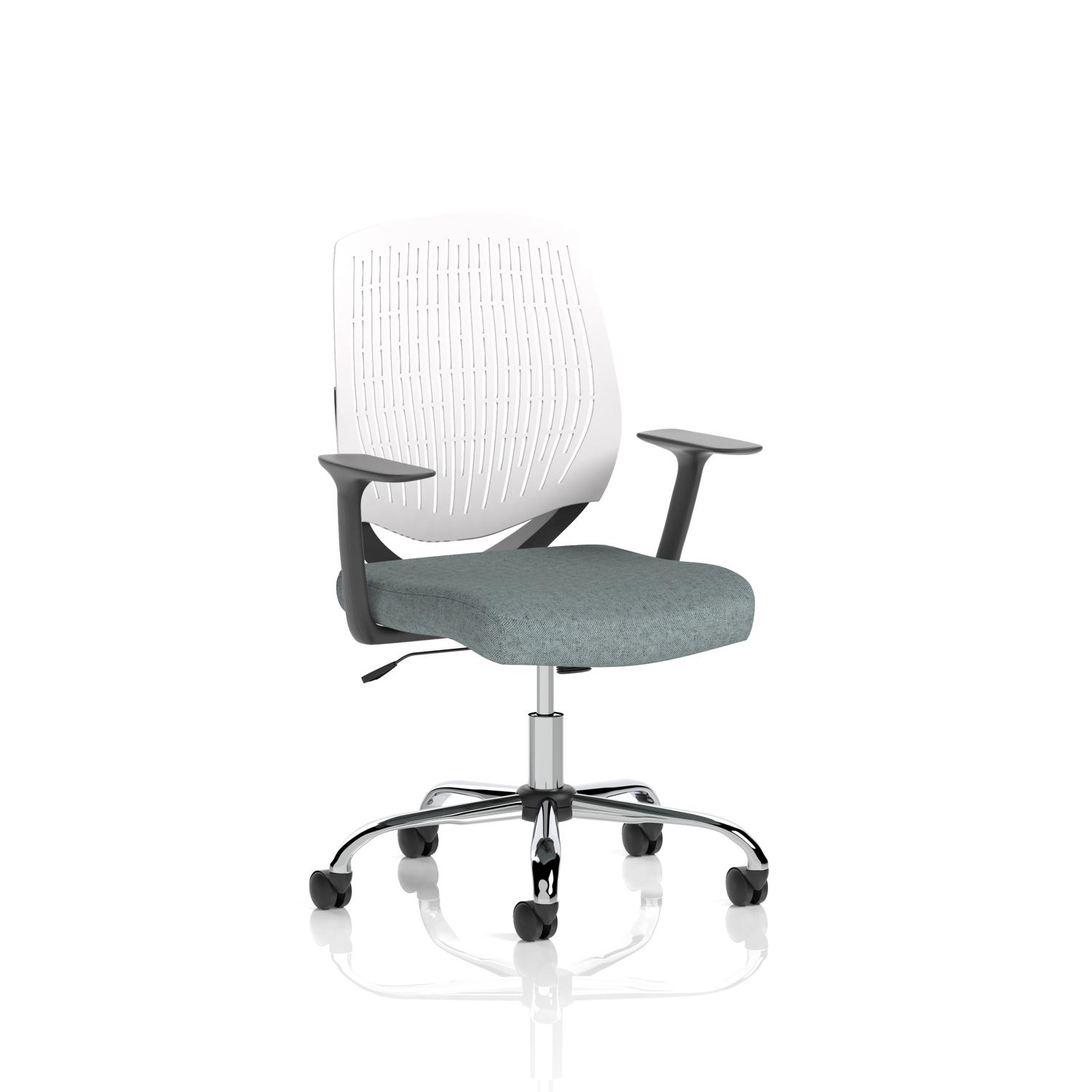 Dura With Arms White Back Bespoke Colour Seat Rivet Tensile KCUP2840