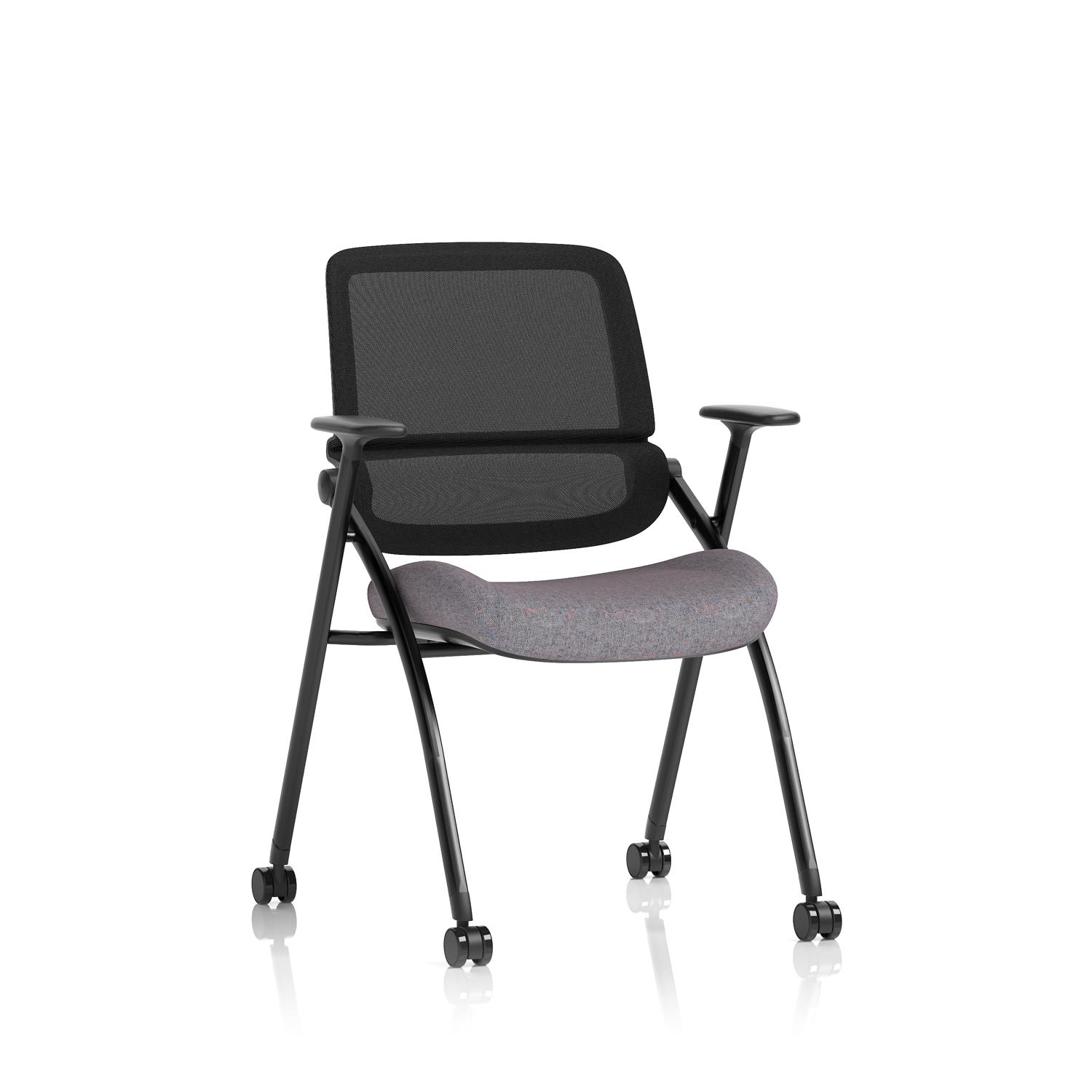 Capra Mesh Back Folding Training Chair Bespoke Colour Seat Rivet Fuse ...