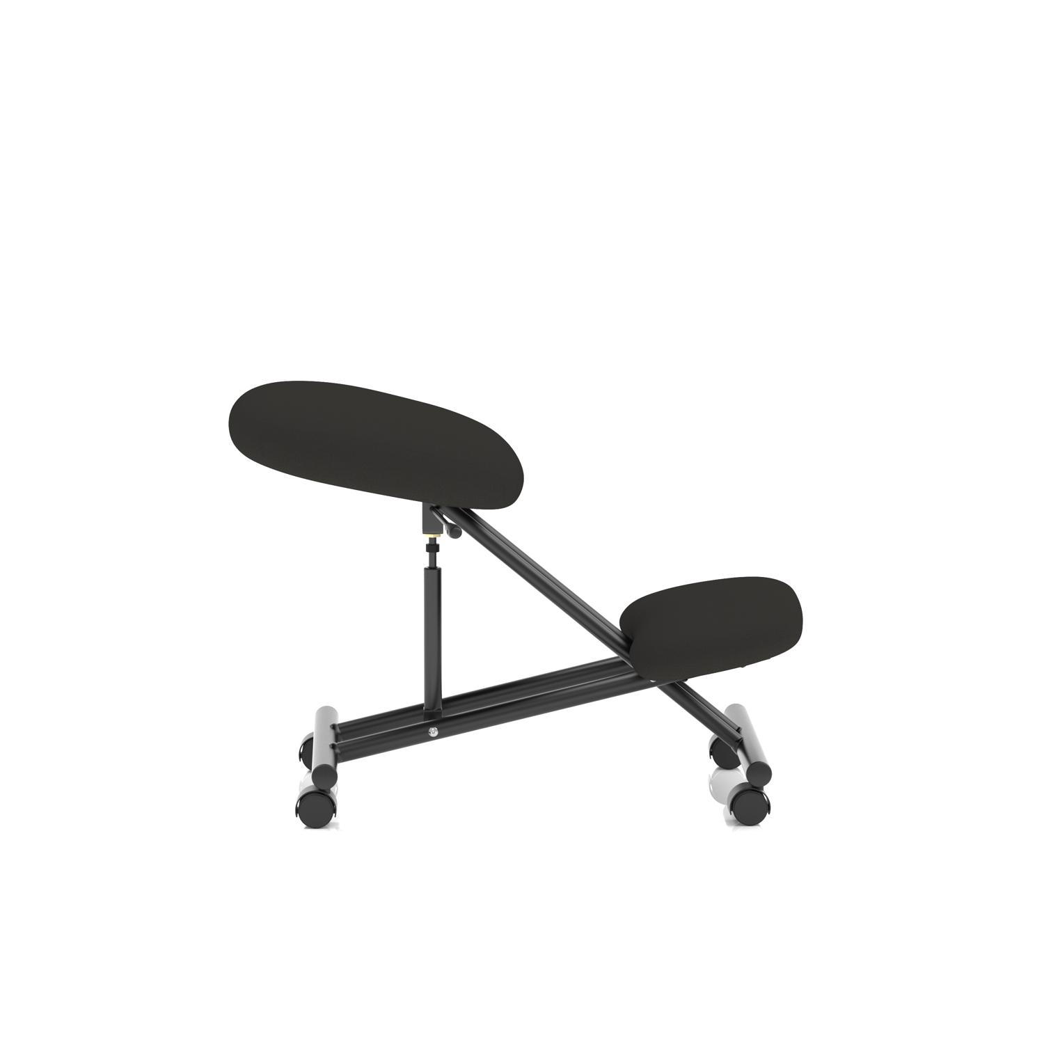 Kneeling Stool Black Frame Black Fabric OP000070