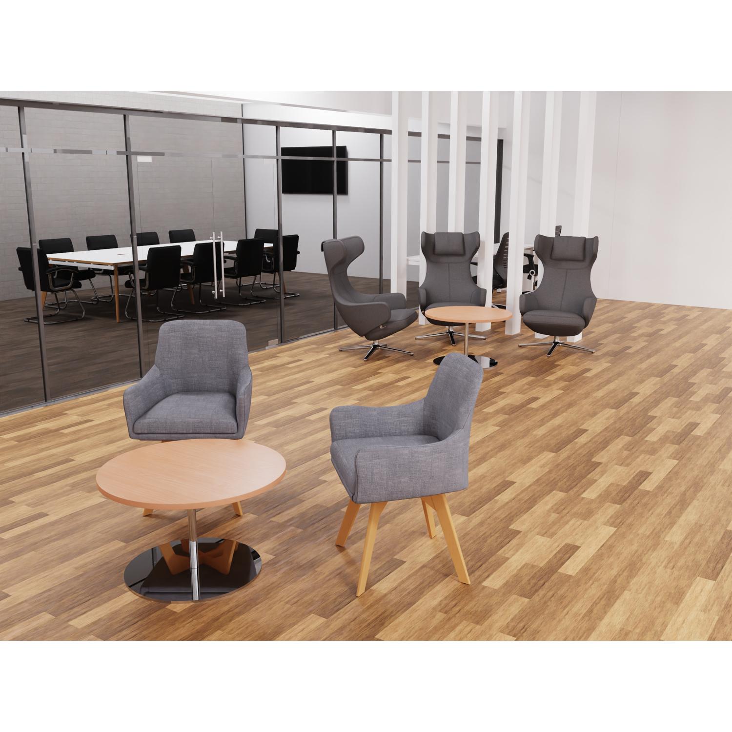 Relay Task Operator Chair Black Back With Folding Arms Bespoke Colour ...